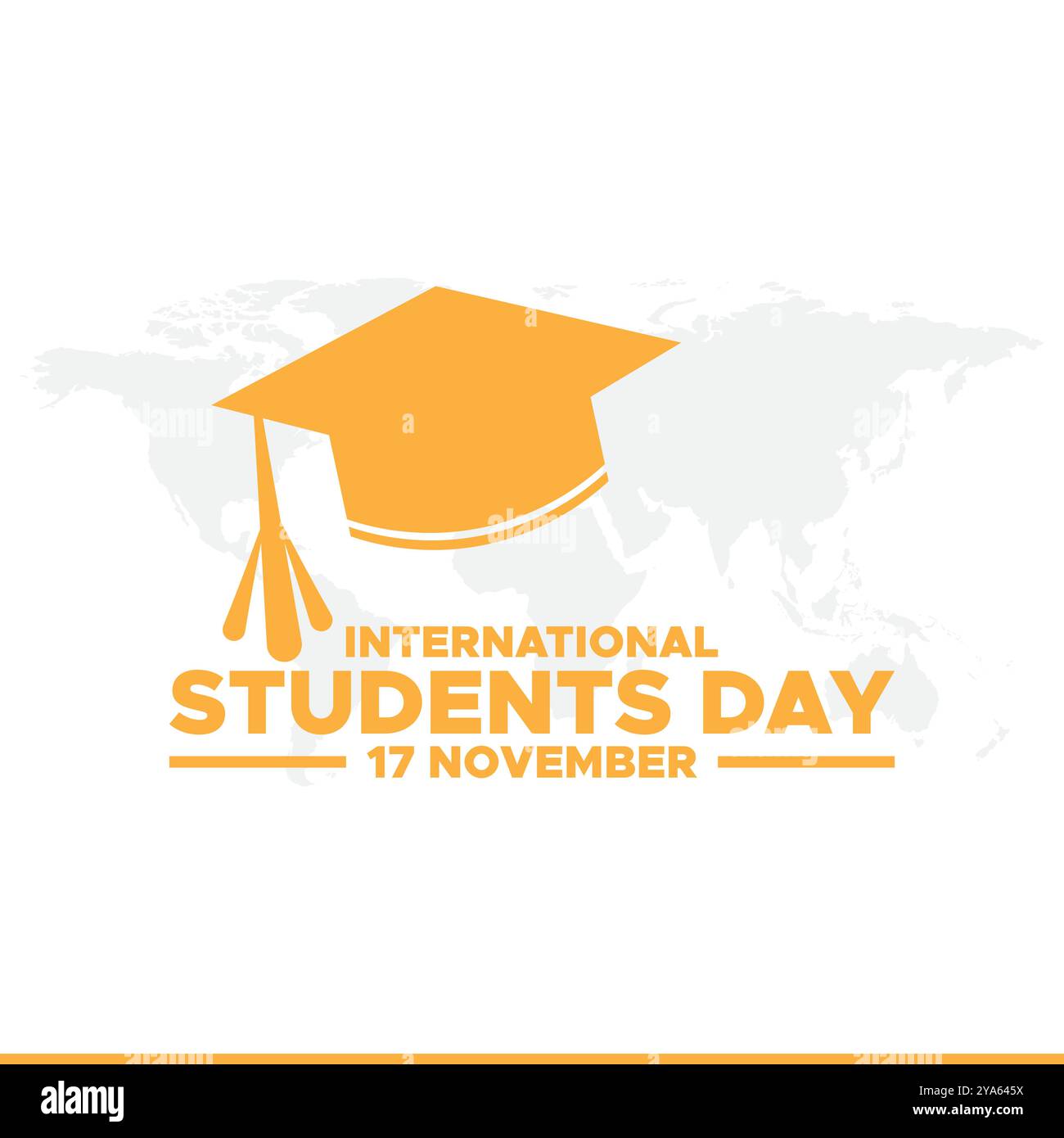 International Students Day. World Students Day creative design for ...