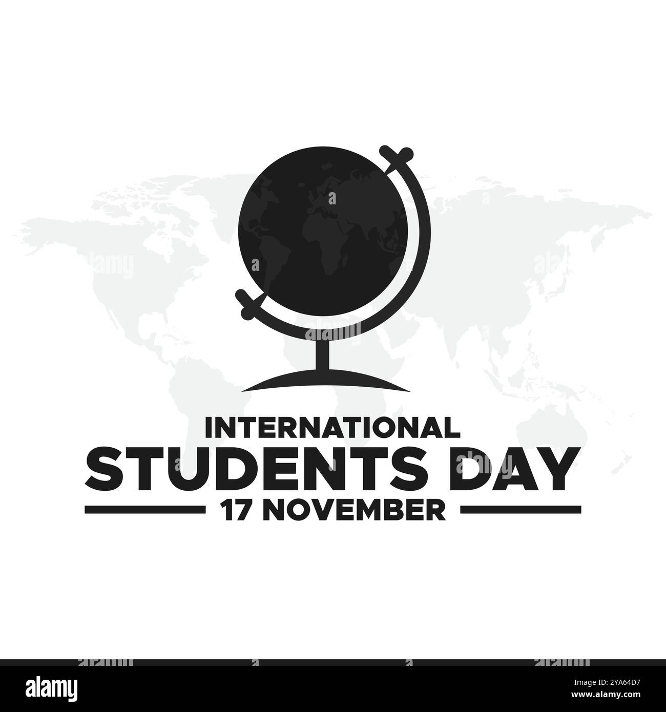 International Students Day. World Students Day creative design for ...