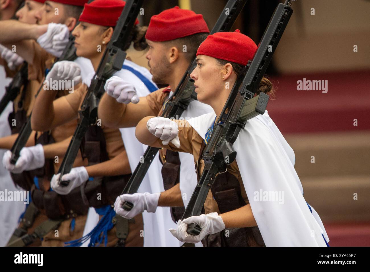 Madrid, Spain. 12th Oct, 2024. As every October 12th, this morning a ...