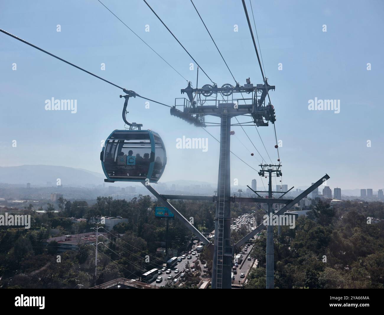 The new Cablebus line was just inaugurated in CDMX, running from the ...