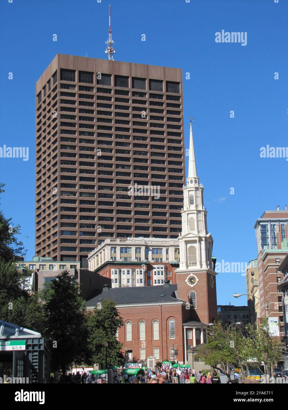 Cityscape of Boston Downtown Midtown Massachusetts Stock Photo - Alamy