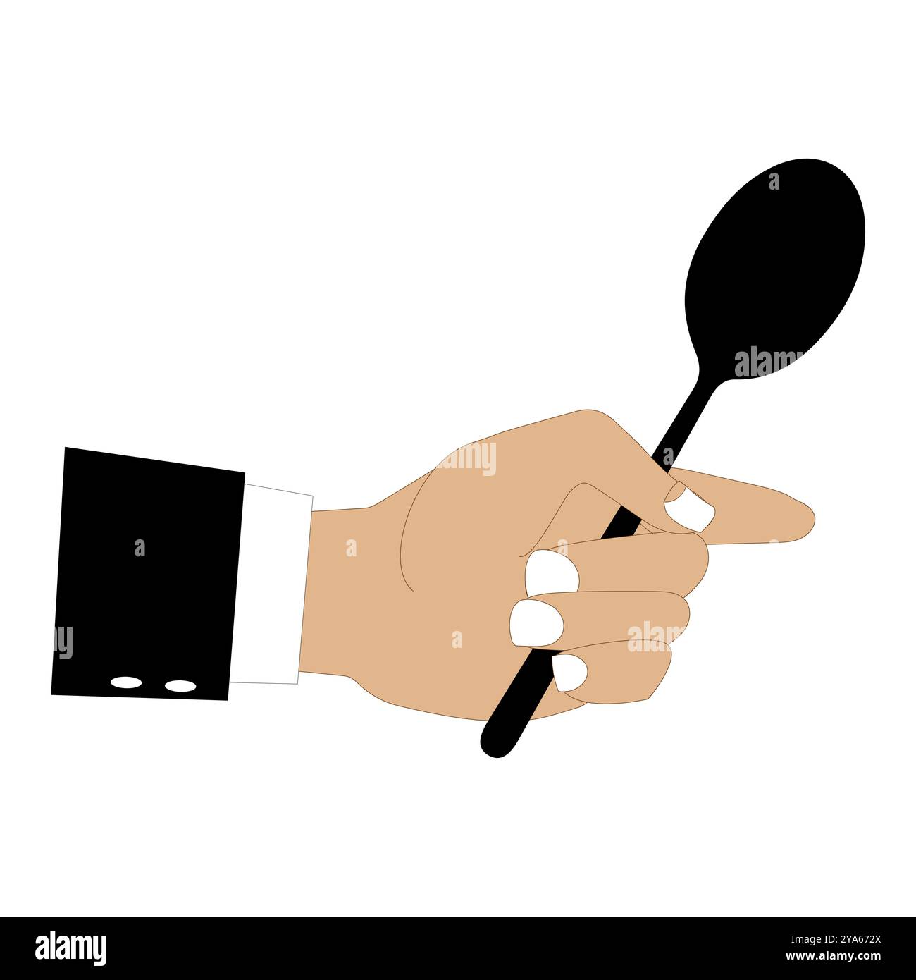 Restaurants food setting Stock Vector Images - Alamy