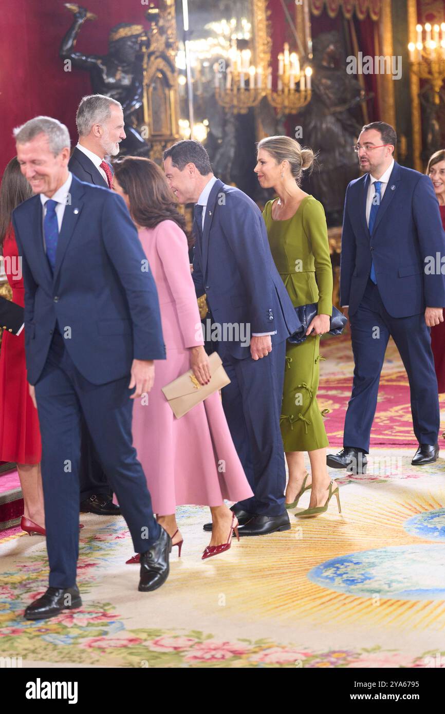 Madrid, Madrid, Spain. 12th Oct, 2024. King Felipe VI of Spain, Queen ...