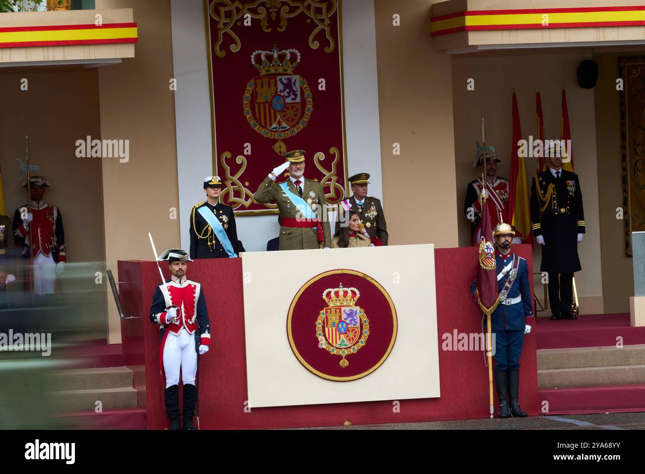 Madrid. Spain. 20241012, King Felipe VI of Spain, Queen Letizia of ...