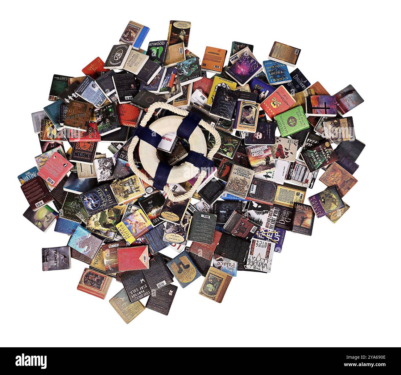 Keeping a library Cut Out Stock Images & Pictures - Alamy