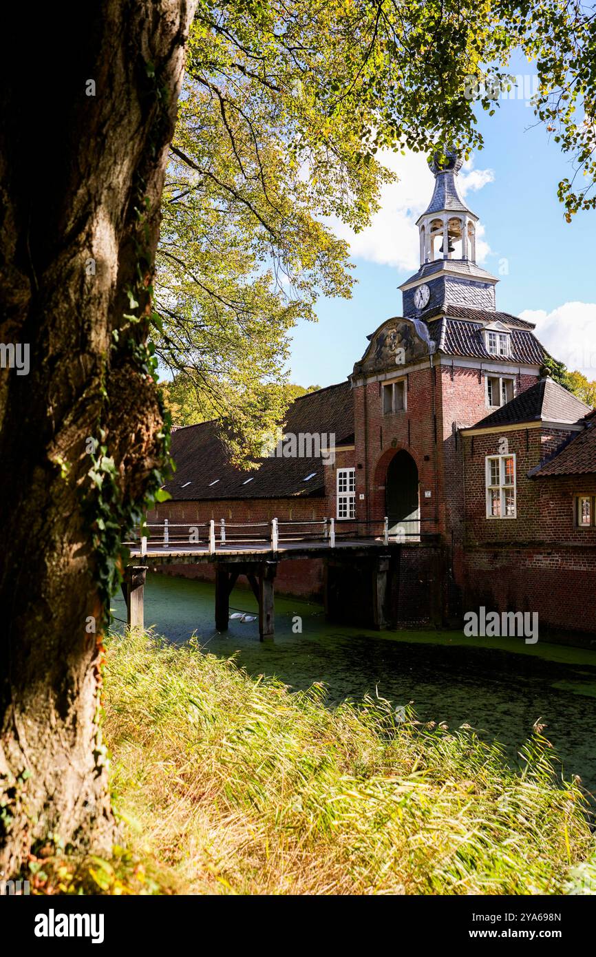 Luetetsburg Castle, East Frisia, Germany. Place of interest . Old ...