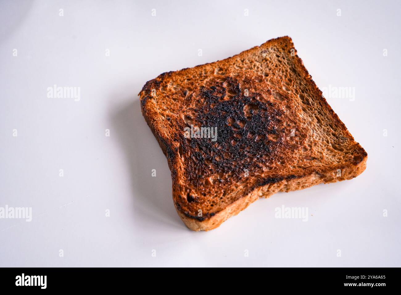 Burnt toast slice isolated on hi-res stock photography and images - Alamy