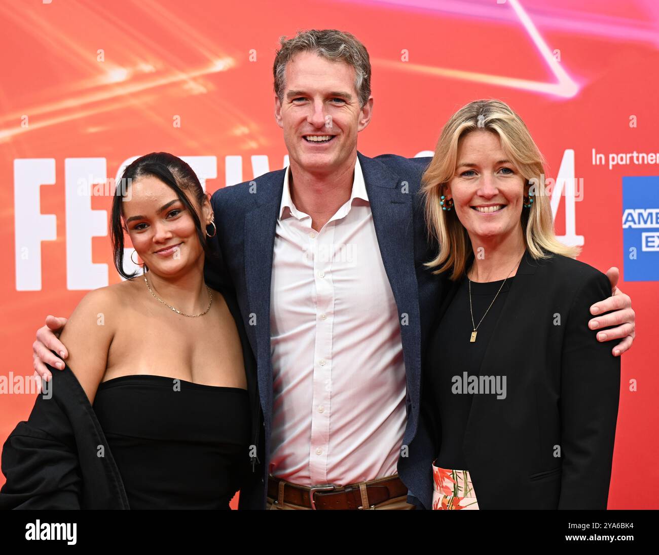 LONDON, UK. 12th Oct, 2024. Dan Snow and family attends the "Endurance ...