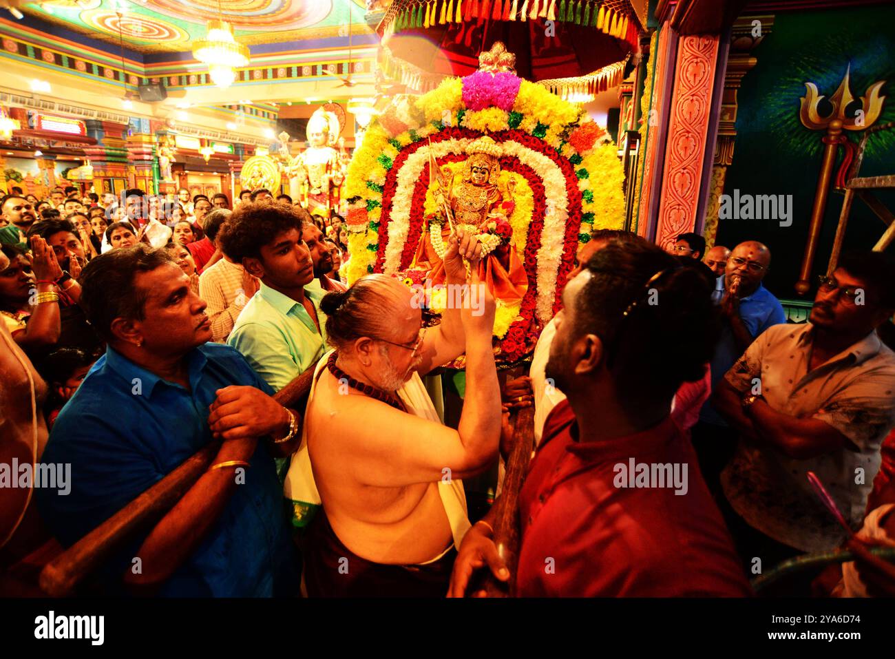 MALAYSIA KUALA LUMPUR 12/10/2024 .The festival is devoted to goddess ...