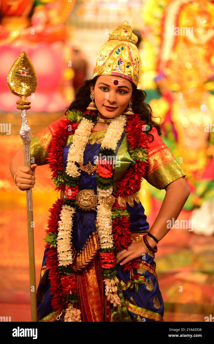 MALAYSIA KUALA LUMPUR 12/10/2024 .The festival is devoted to goddess ...