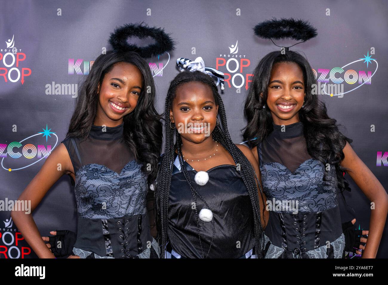 Actresses Aliyah, Alyssa, Alexis Harris attend James Harden Presents ...