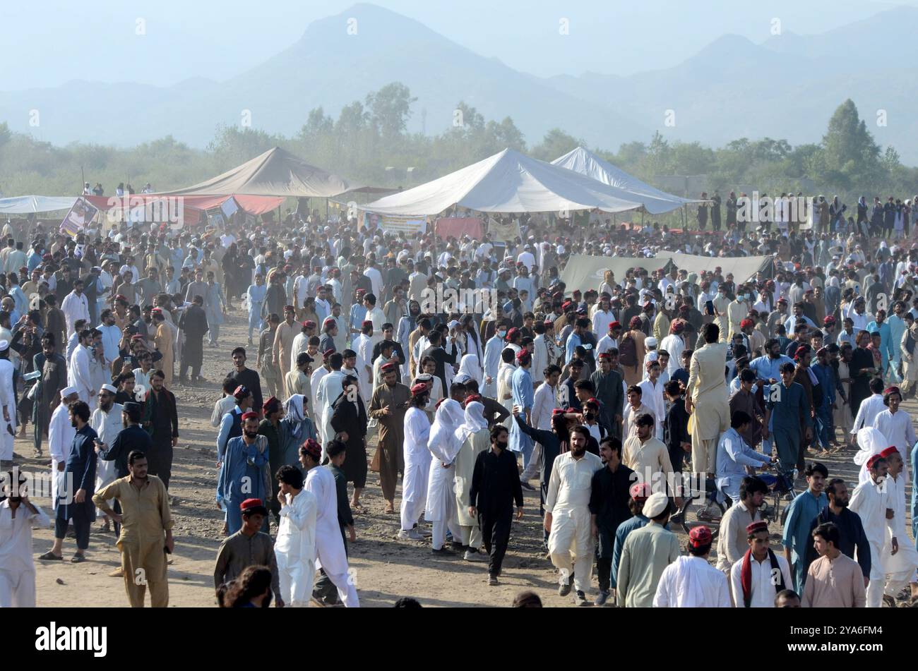 Peshawar, Peshawar, Pakistan. 12th Oct, 2024. Pashtun Protection ...