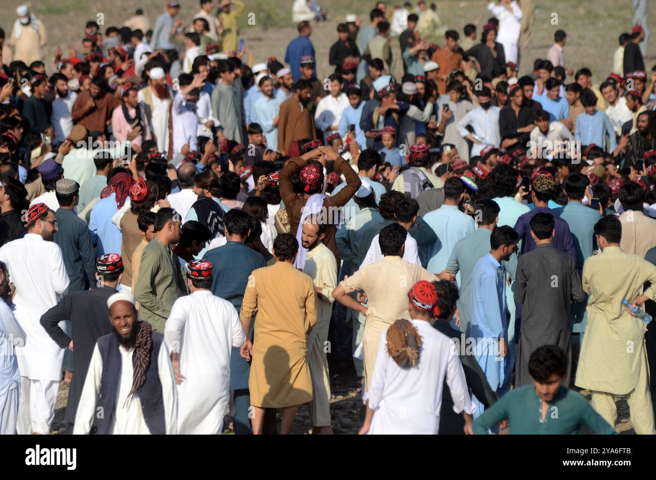 Peshawar, Peshawar, Pakistan. 12th Oct, 2024. Pashtun Protection ...