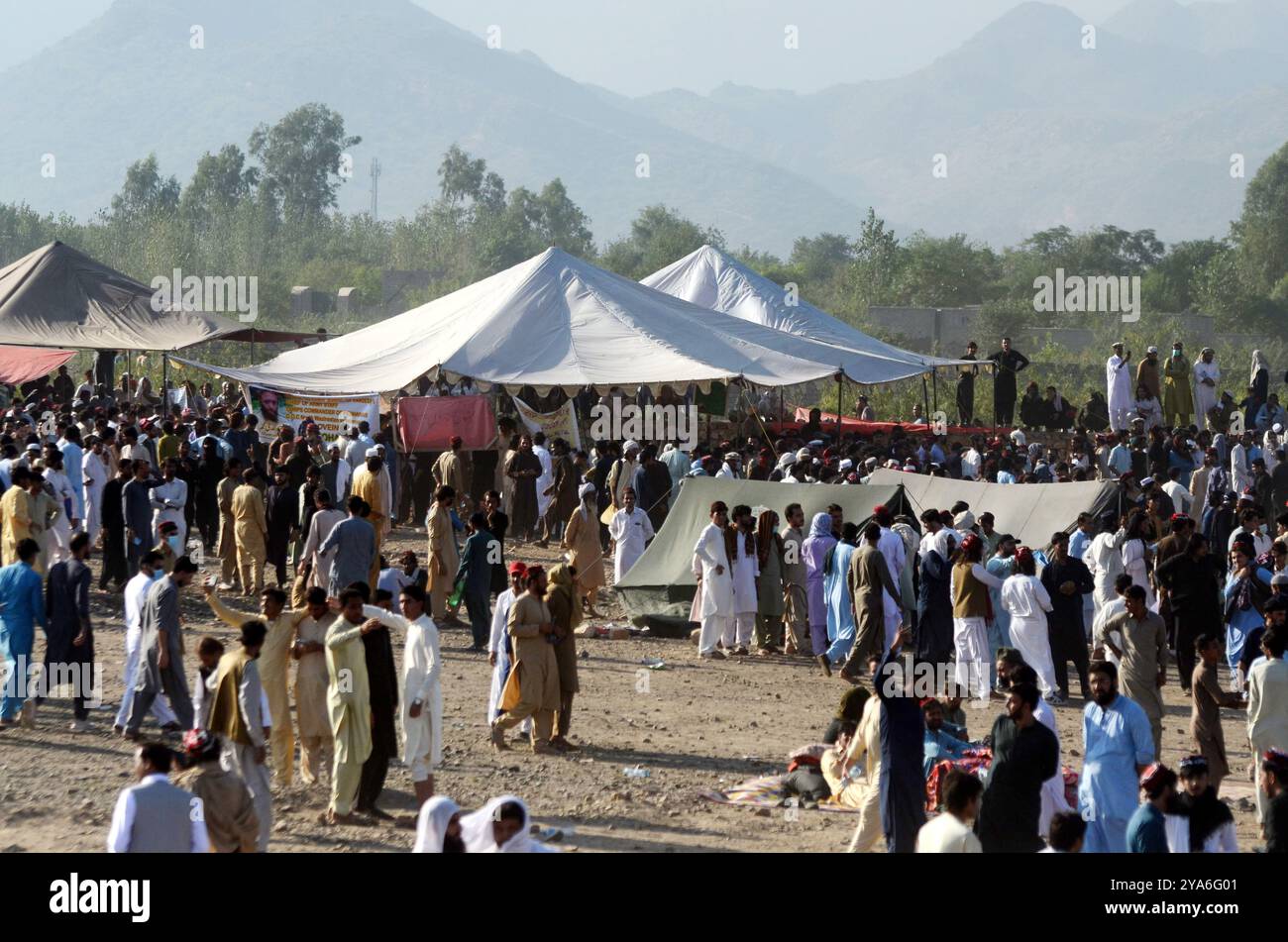 Peshawar, Peshawar, Pakistan. 12th Oct, 2024. Pashtun Protection ...