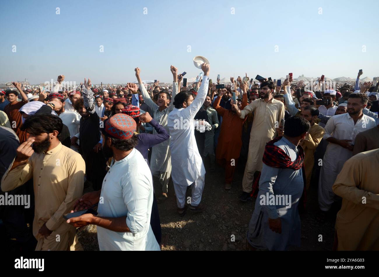 Peshawar, Peshawar, Pakistan. 12th Oct, 2024. Pashtun Protection ...