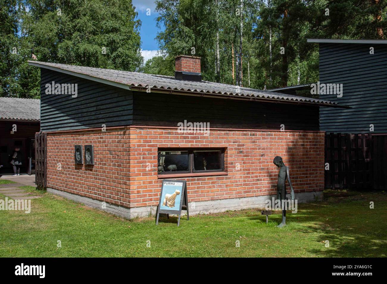 Aimo Tukiainen's forge in Art Center Purnu, Orivesi, Finland Stock ...