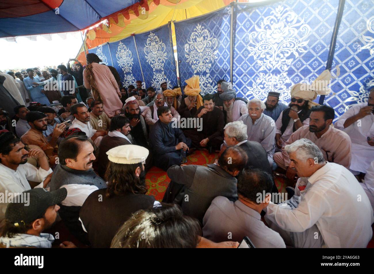 Peshawar, Peshawar, Pakistan. 12th Oct, 2024. Pashtun Protection ...