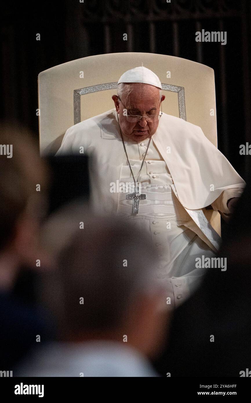 Vatican, Vatican. 11th Oct, 2024. Pope Francis attends an Ecumenical ...