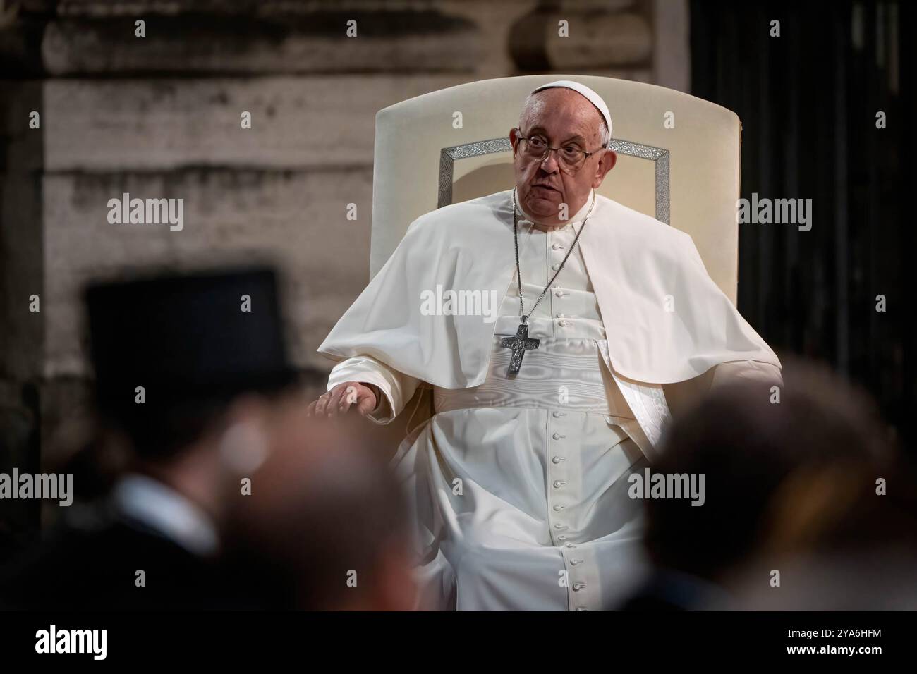 Vatican, Vatican. 11th Oct, 2024. Pope Francis attends an Ecumenical ...