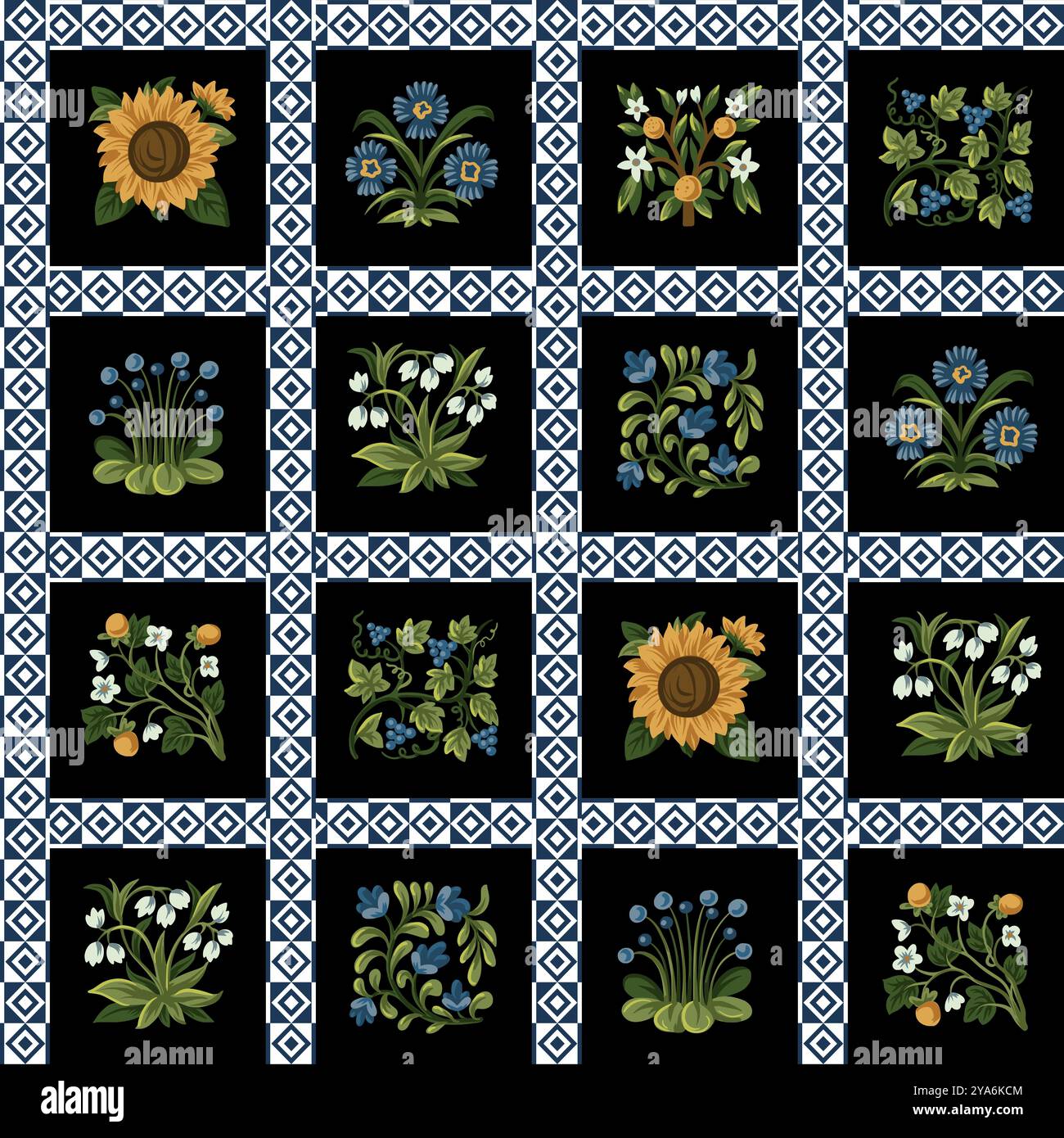 The tellow wallpaper Stock Vector Images - Alamy