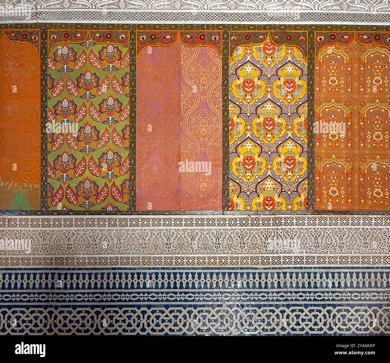 Telouet Kasbah room detail, Morcocco Stock Photo - Alamy