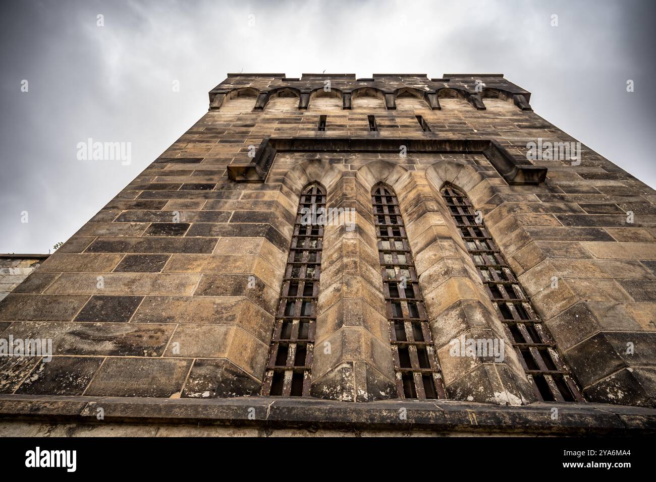 Fairmount Avenue entrance and guardhouse of Eastern State Penitentiary ...
