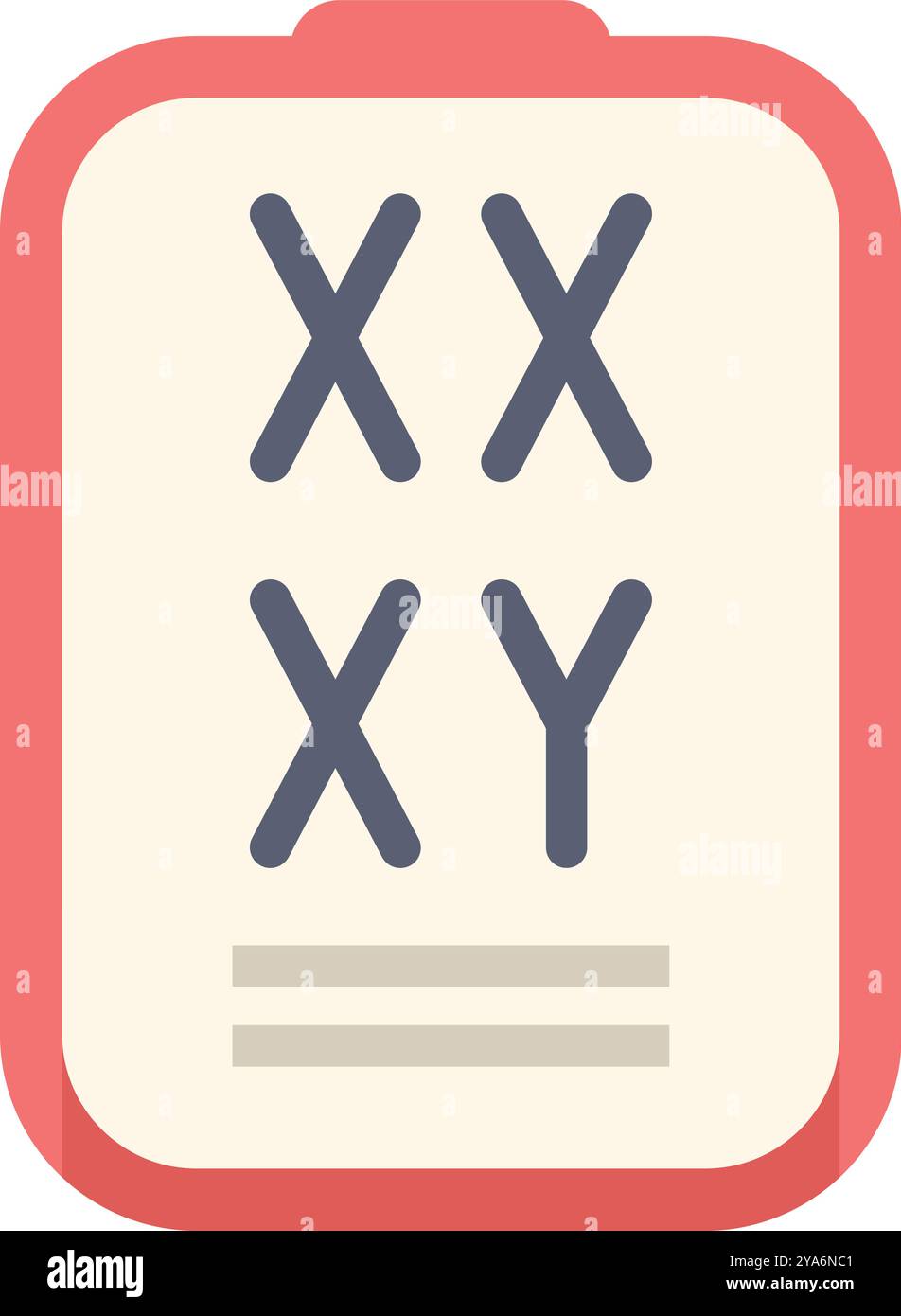 Illustration of a smartphone showing an eye test chart, useful icon for ...