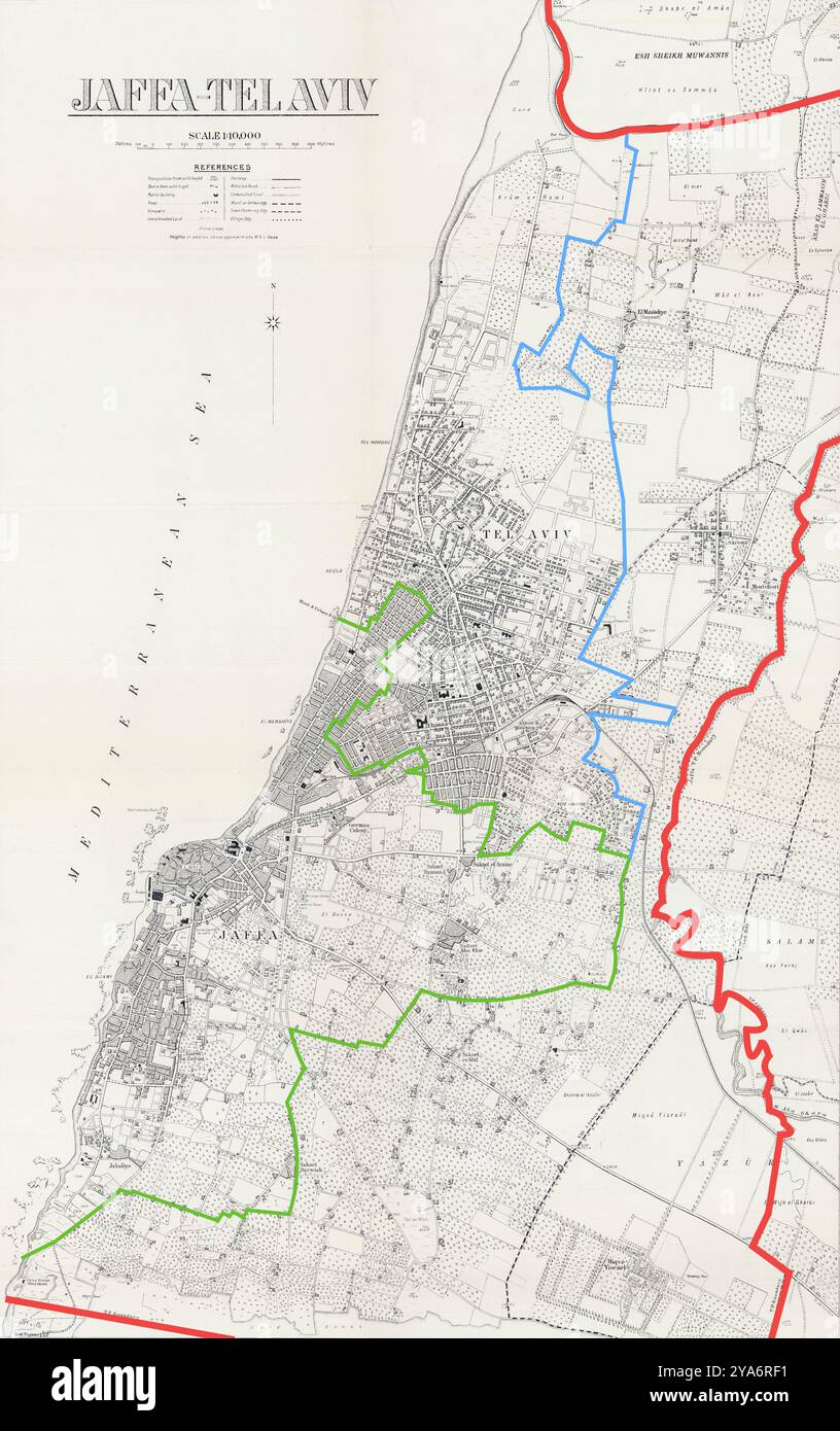 Map of the middle east 1930 hi-res stock photography and images - Alamy