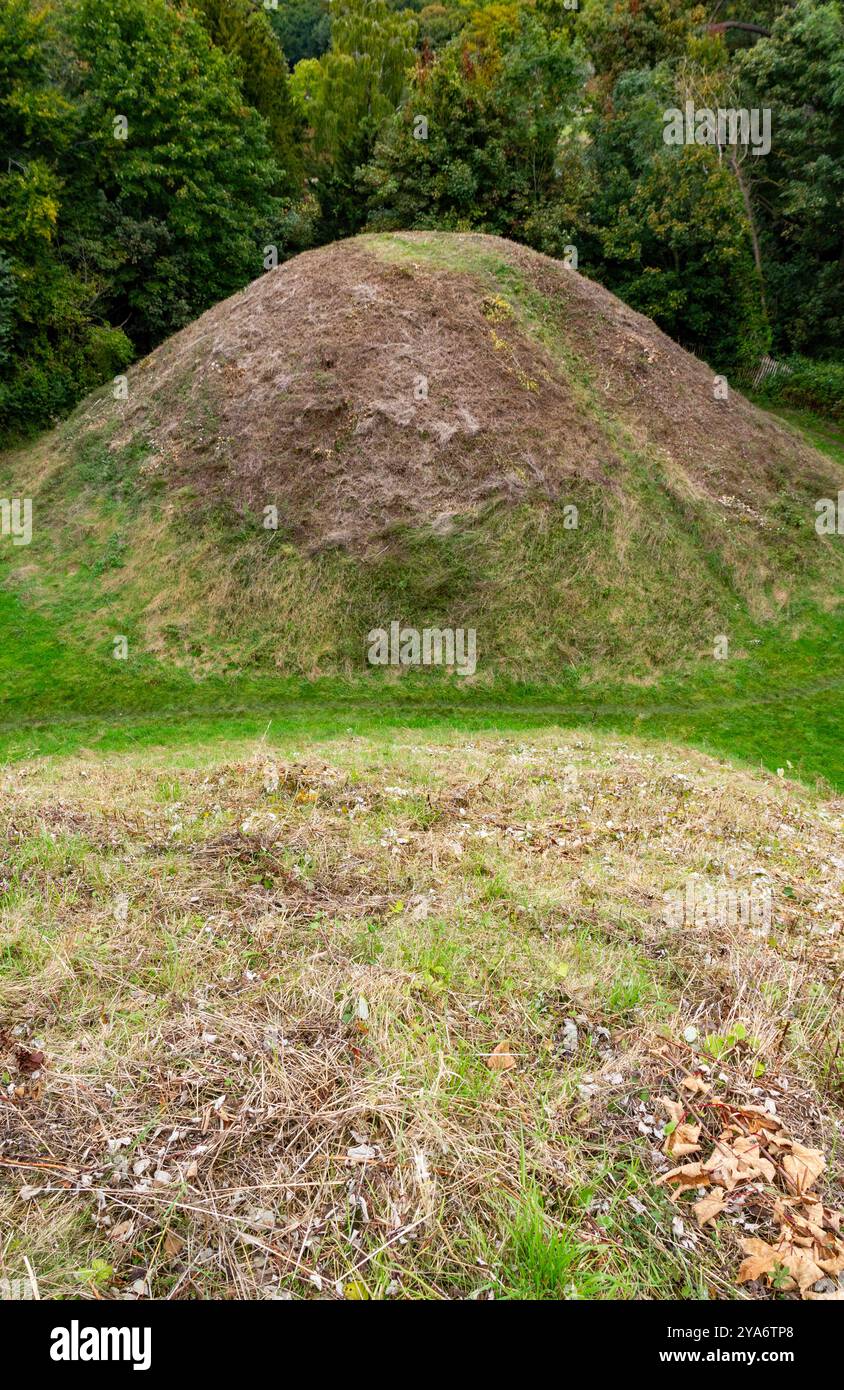 roman burial mounds Bartlow Cambridgeshire Stock Photo - Alamy