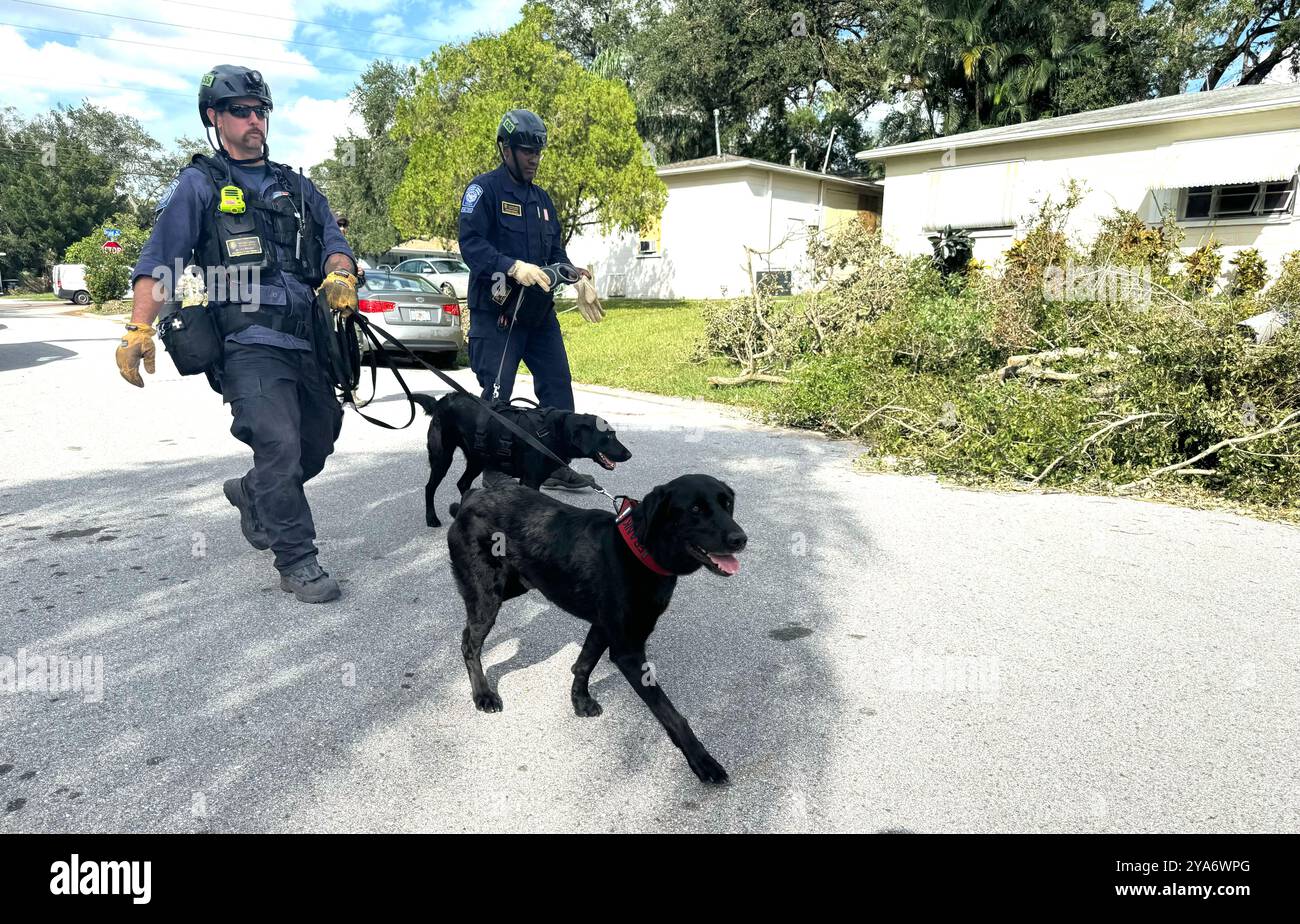 Clearwater, United States. 11th Oct, 2024. FEMA Urban Search and Rescue ...