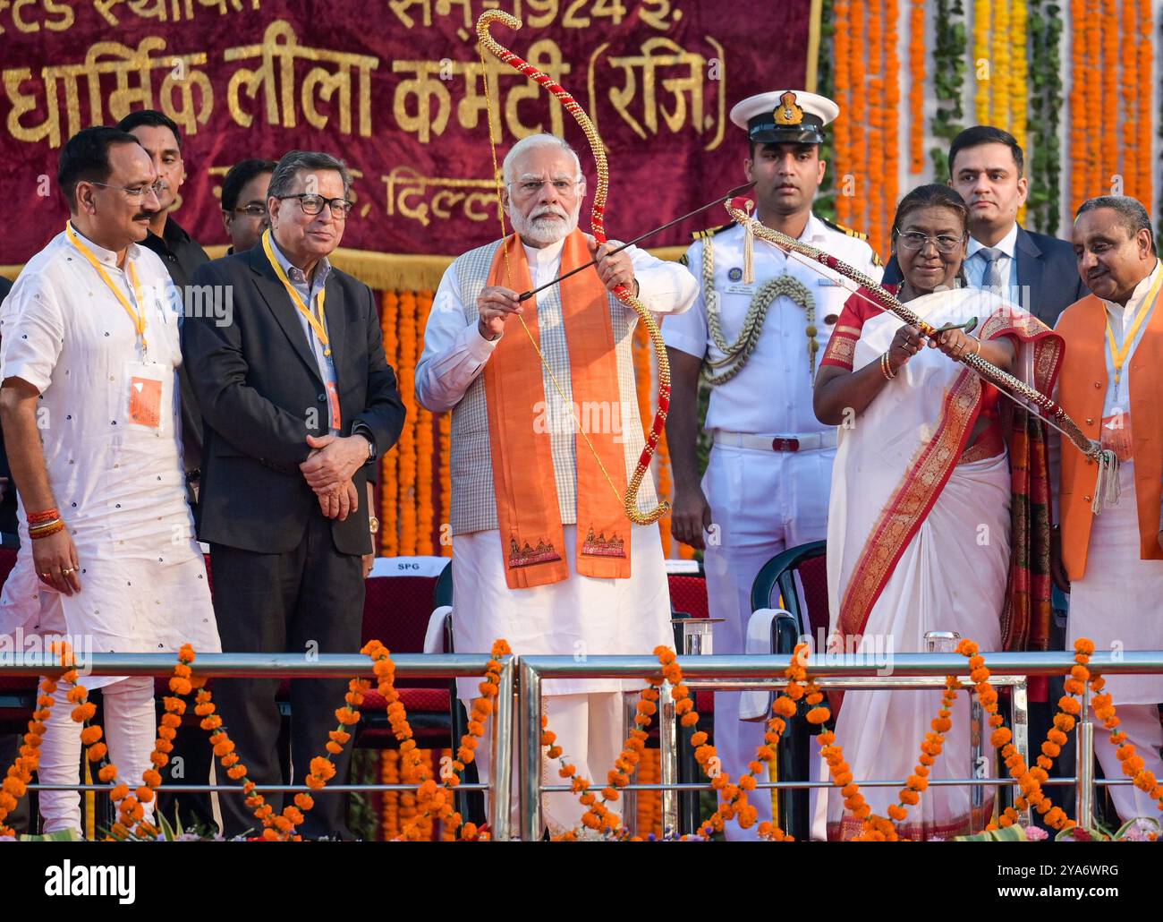 NEW DELHI, INDIA - OCTOBER 12: President Droupadi Murmu and Prime ...