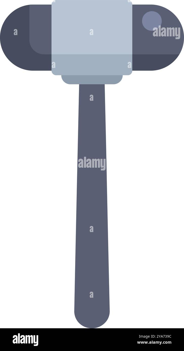 This reflex hammer is ready to test your reflexes during a medical ...