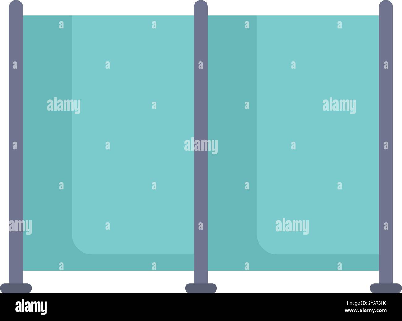 This minimalist icon depicts a medical screen, often used in hospitals ...
