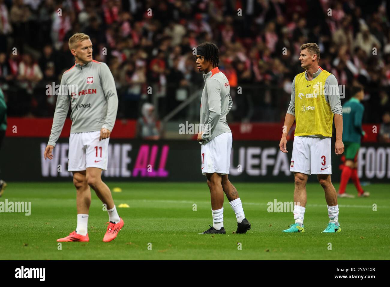 Warsaw, Poland. 12th Oct, 2024. football 2024 2025 UEFA Nations League ...