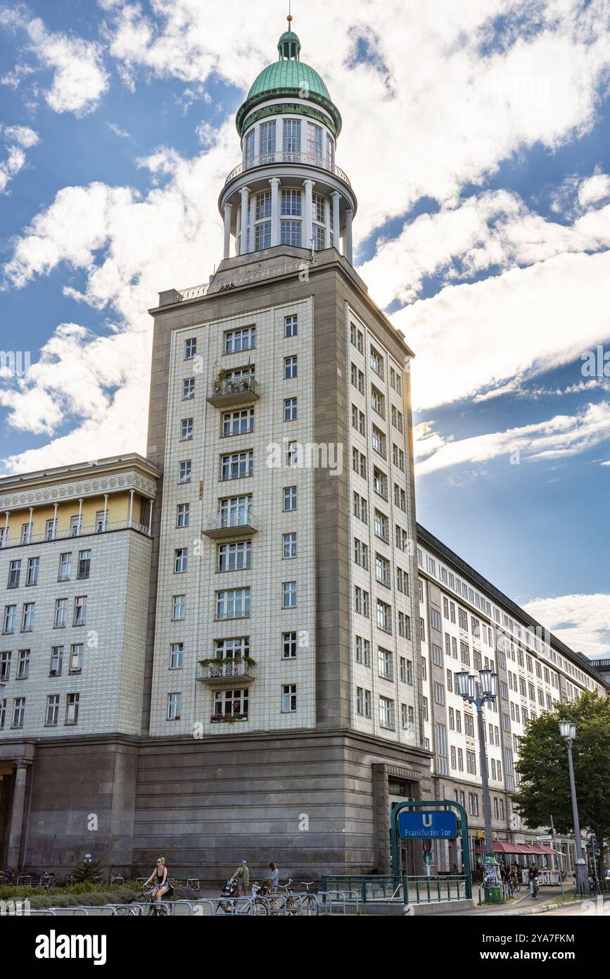 Frankfurter Tor square Russian influenced monumentalist East German ...