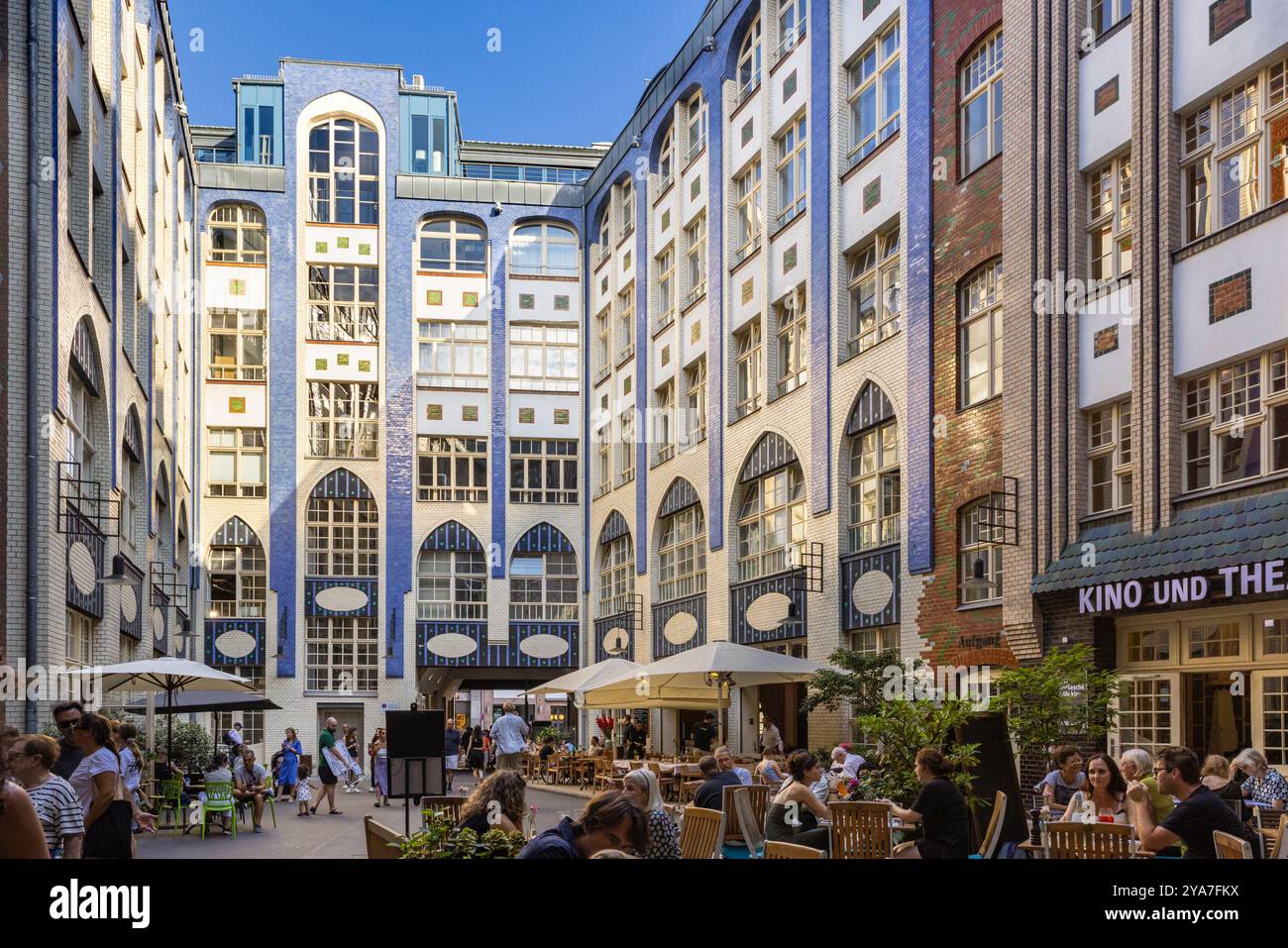 Hackesche Höfe art noveau courtyard residential and retail architecture ...