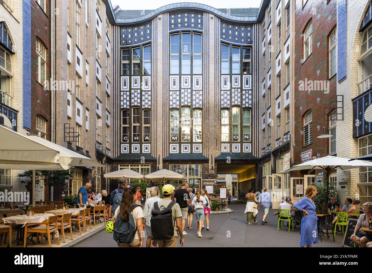 Hackesche Höfe art noveau courtyard residential and retail architecture ...