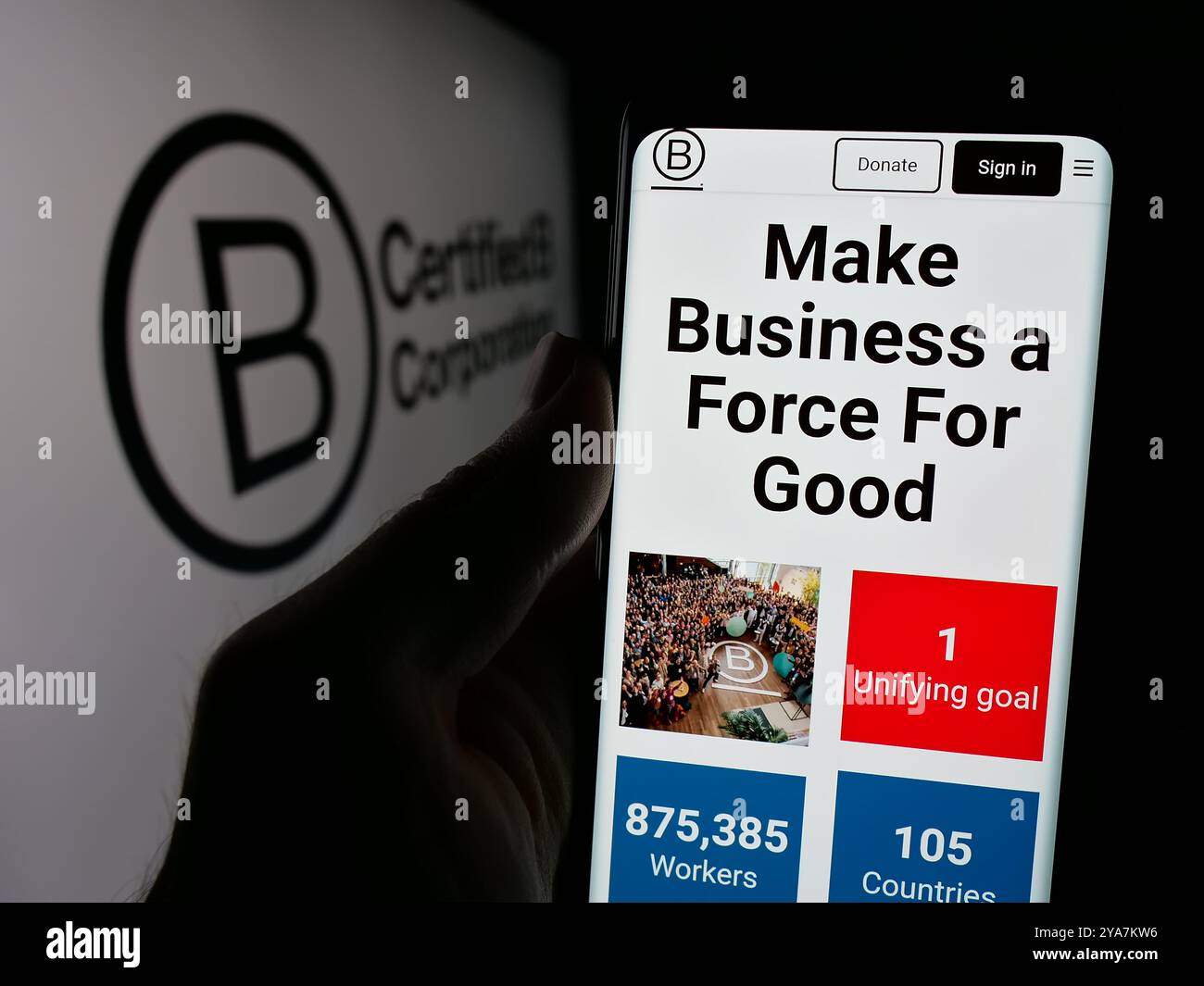 B corp certificate hi-res stock photography and images - Alamy