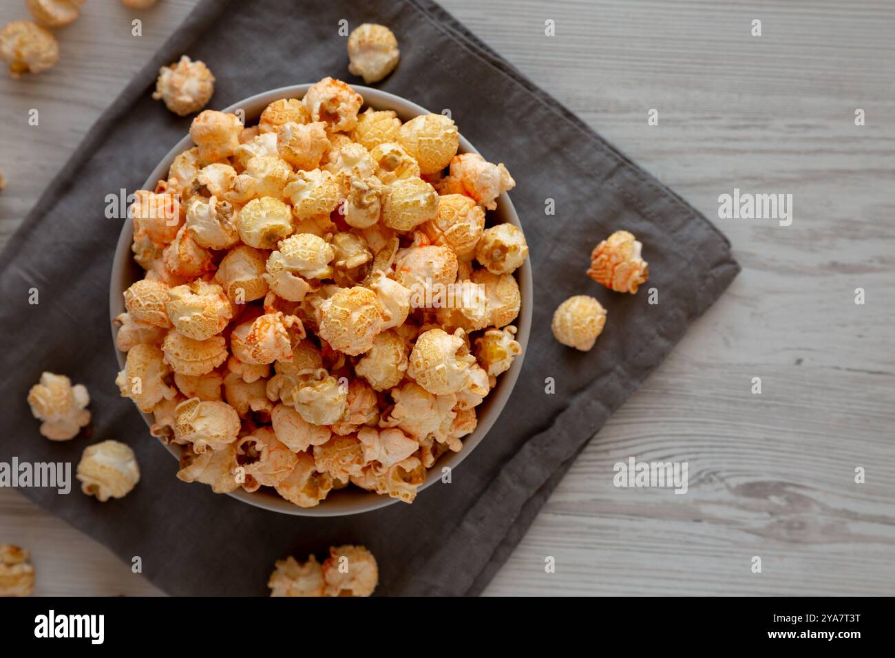 Homemade Crunchy Chicago-Style Popcorn with Caramel and Cheese in a ...