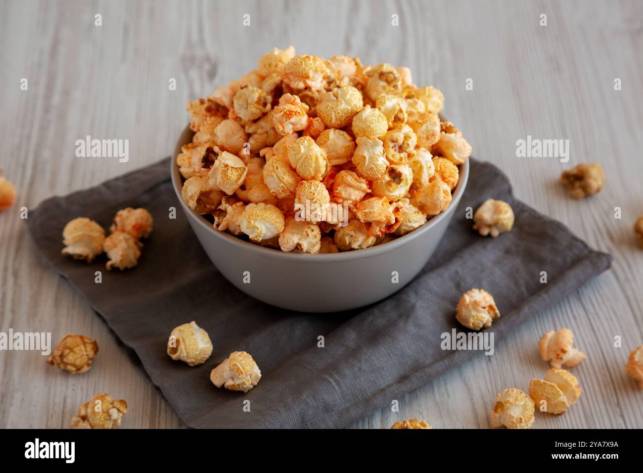 Homemade Crunchy Chicago-Style Popcorn with Caramel and Cheese in a ...