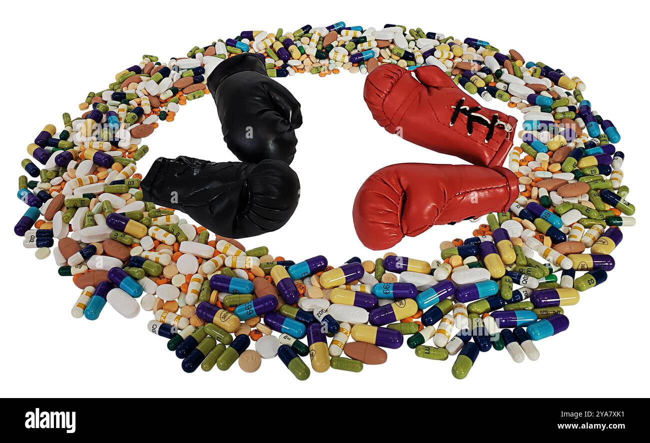 Fighting sparring Cut Out Stock Images & Pictures - Alamy