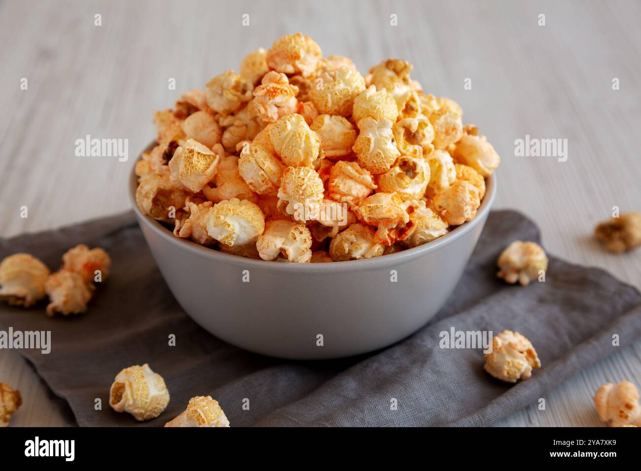 Homemade Crunchy Chicago-Style Popcorn with Caramel and Cheese in a ...