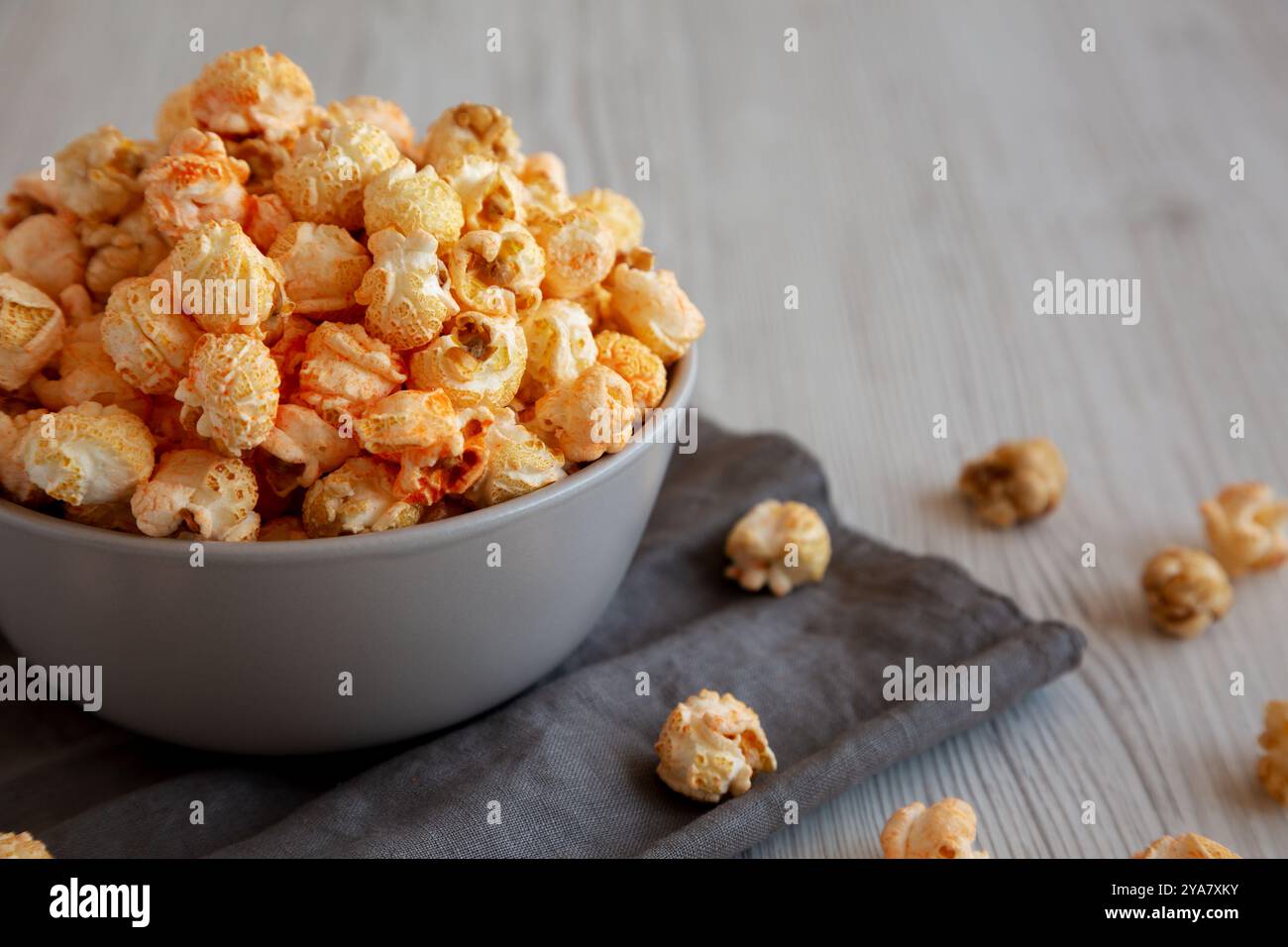 Homemade Crunchy Chicago-Style Popcorn with Caramel and Cheese in a ...