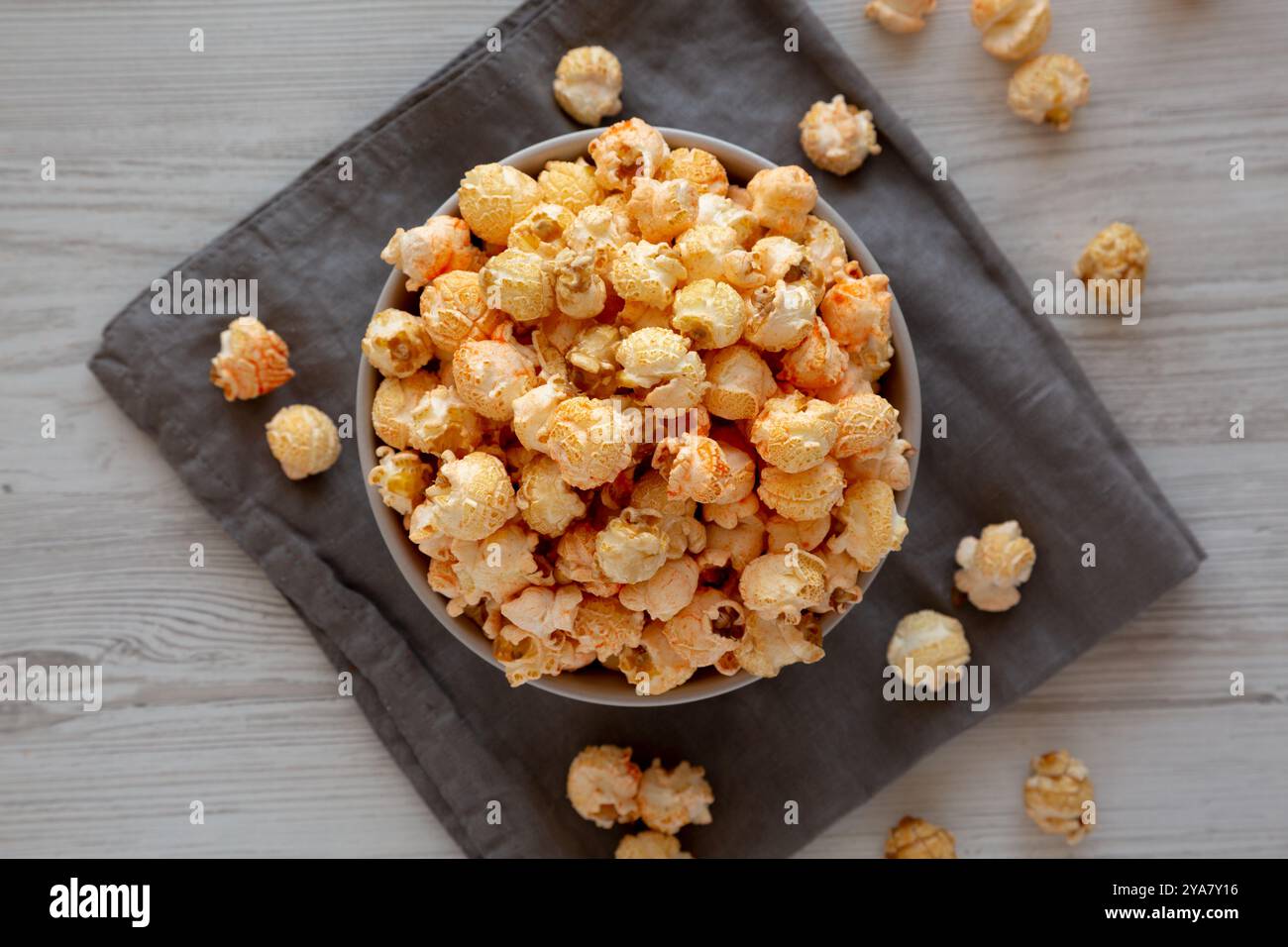 Homemade Crunchy Chicago-Style Popcorn with Caramel and Cheese in a ...