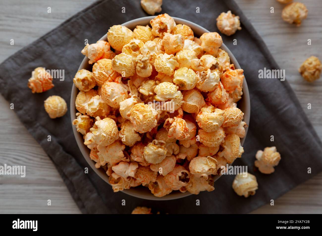 Homemade Crunchy Chicago-Style Popcorn with Caramel and Cheese in a ...