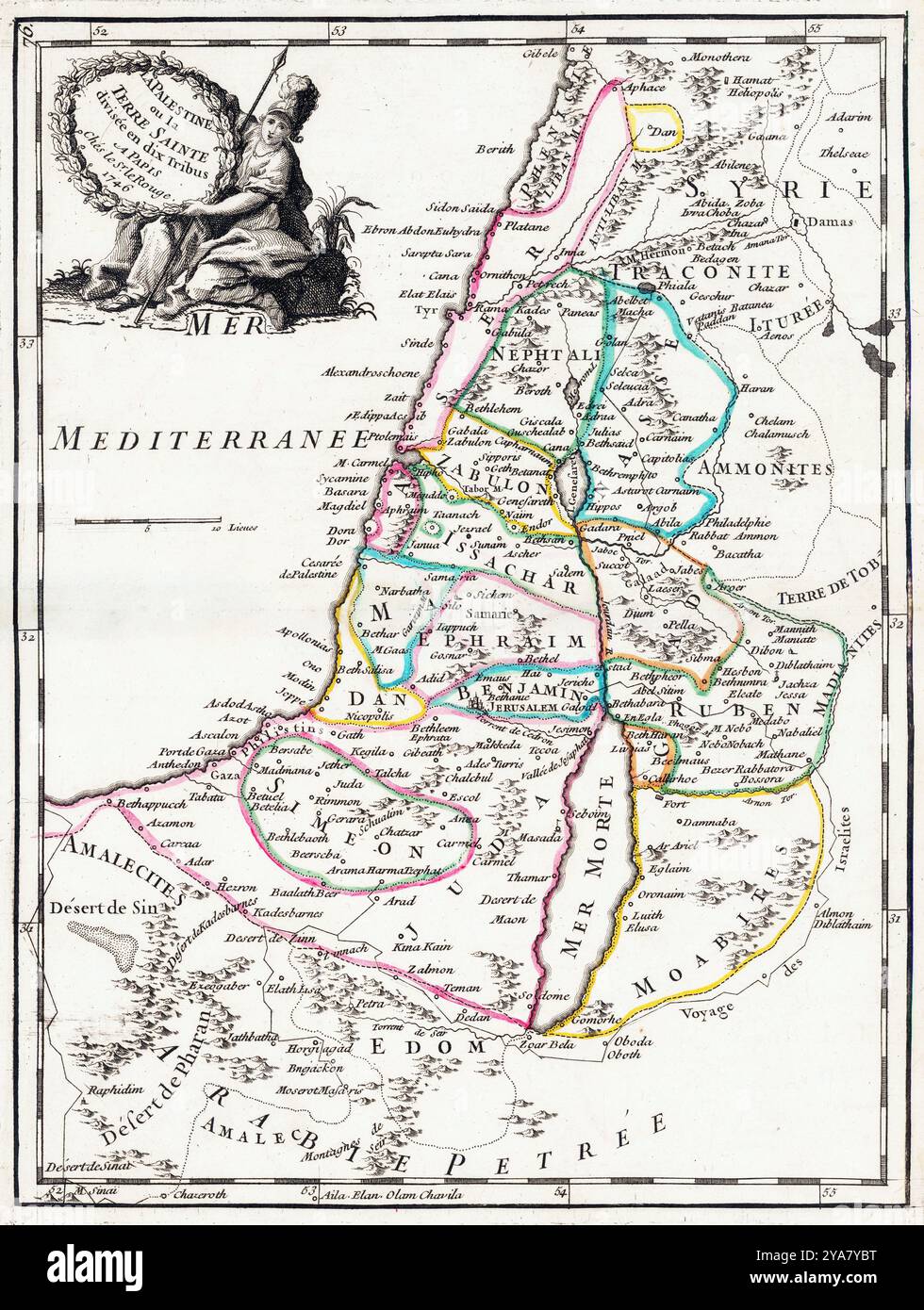 Gaza ancient map hi-res stock photography and images - Alamy