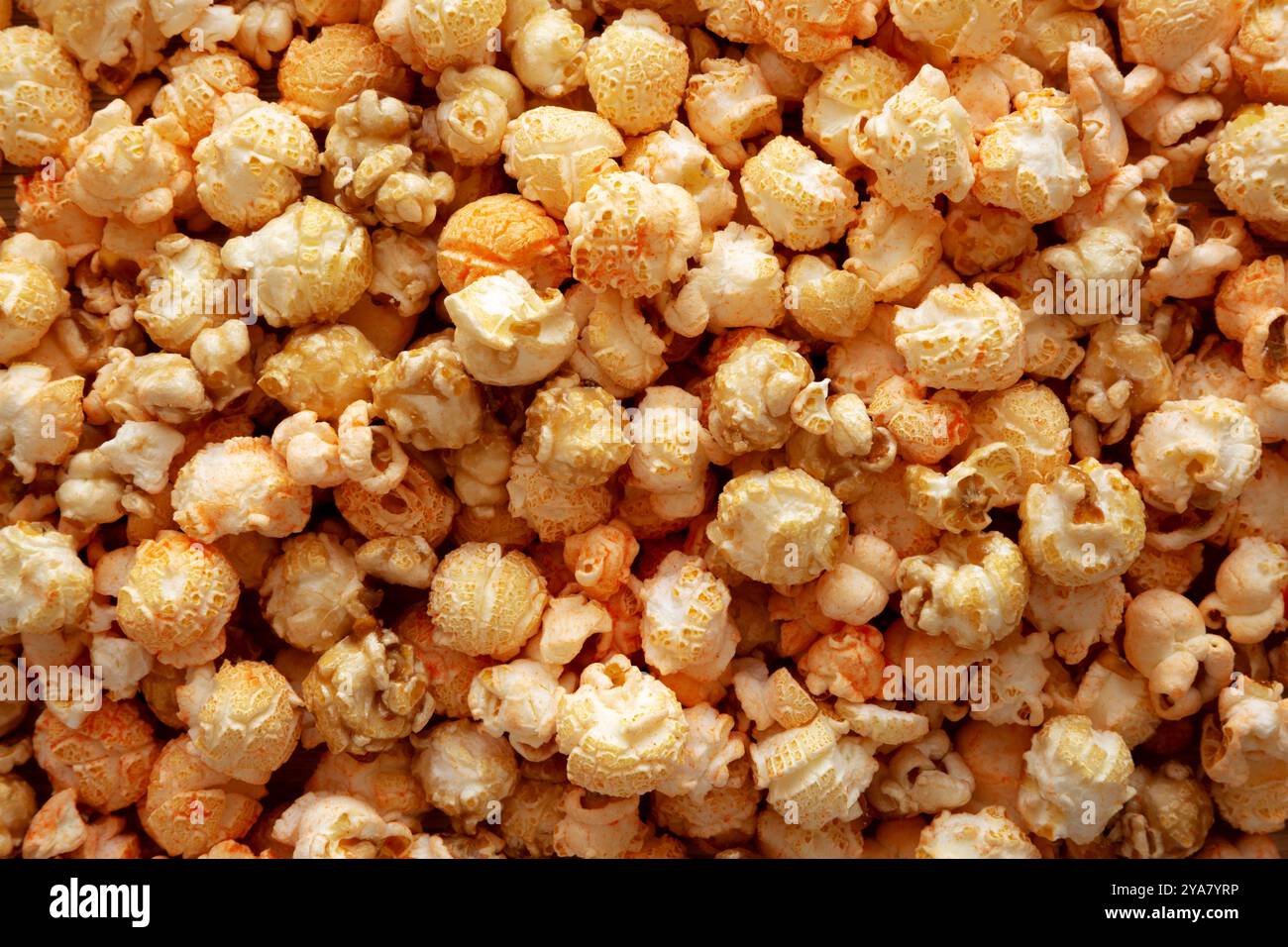 Homemade Crunchy Chicago-Style Popcorn with Caramel and Cheese Stock ...