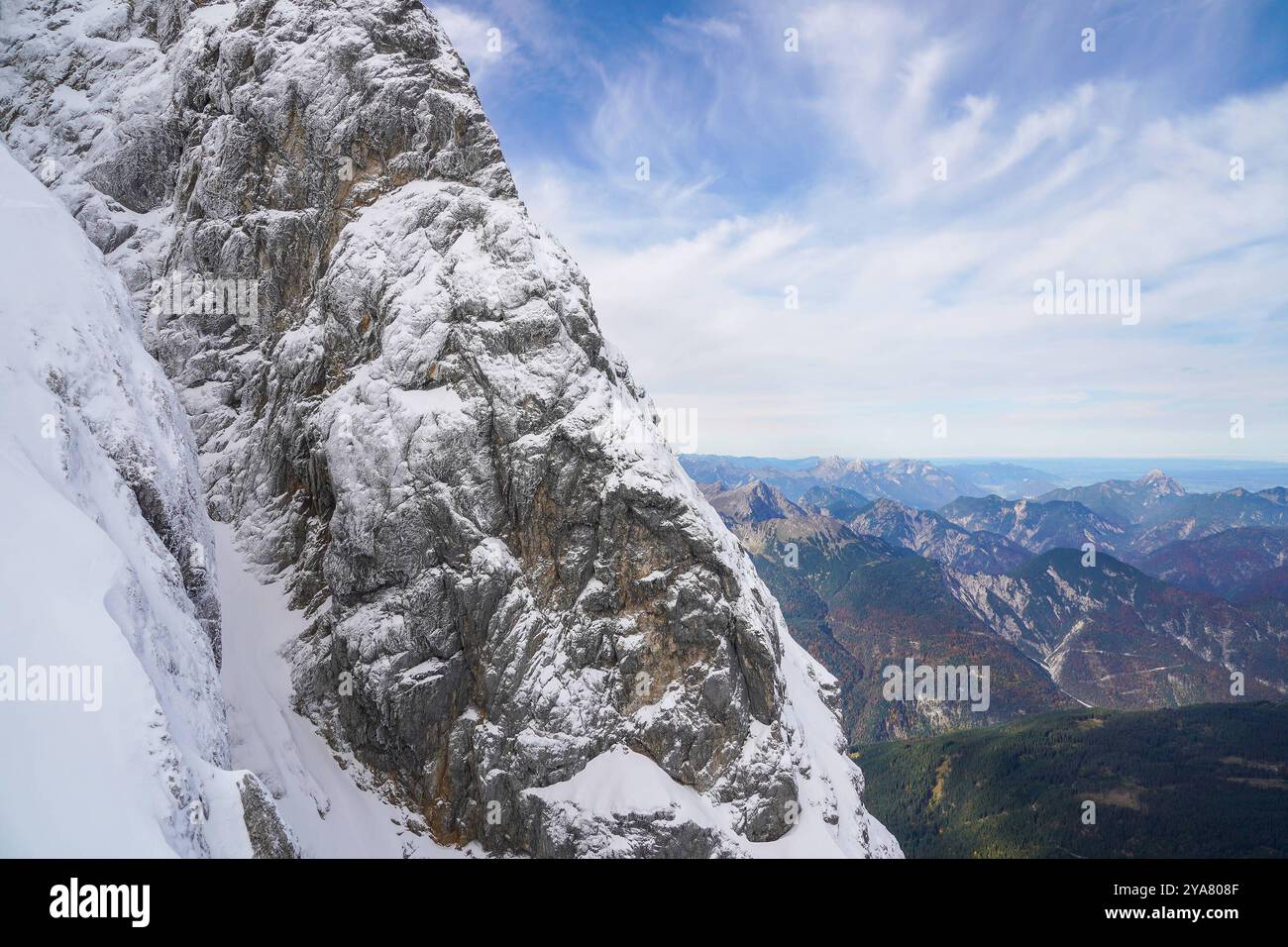 Blick über die Alpen vom Zugspitzgipfel - Zugspitze 11.10.2024 ...