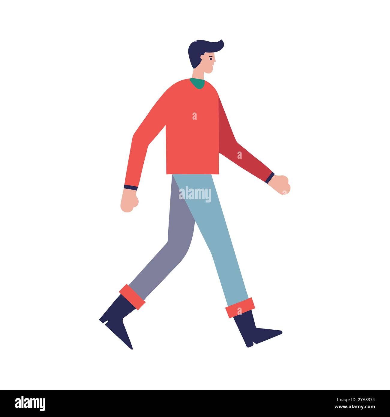 Man walking illustration Stock Vector Image & Art - Alamy Man walking illustration Stock Vector Image & Art - Alamy