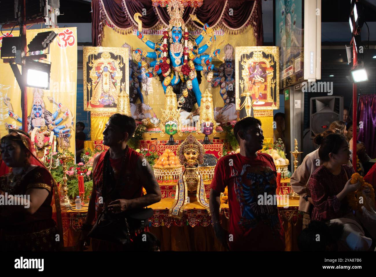 Bangkok, Thailand. 12th Oct, 2024. The Navaratri festival, the biggest ...